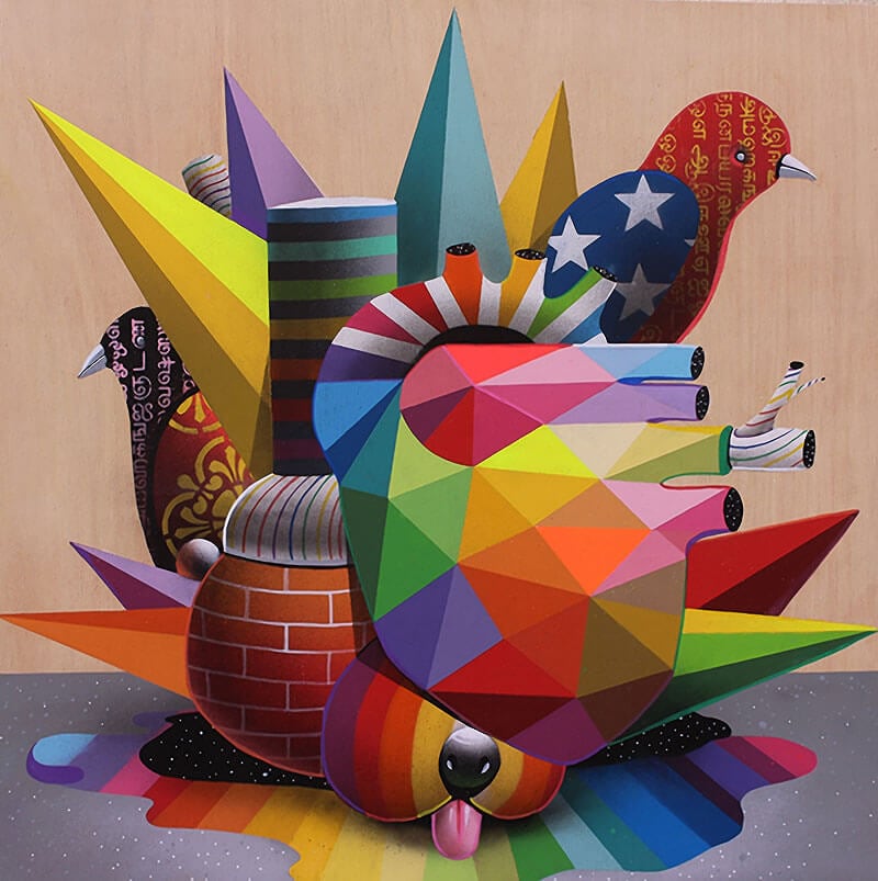 Geometric Paintings by Okuda San Miguel | FREEYORK